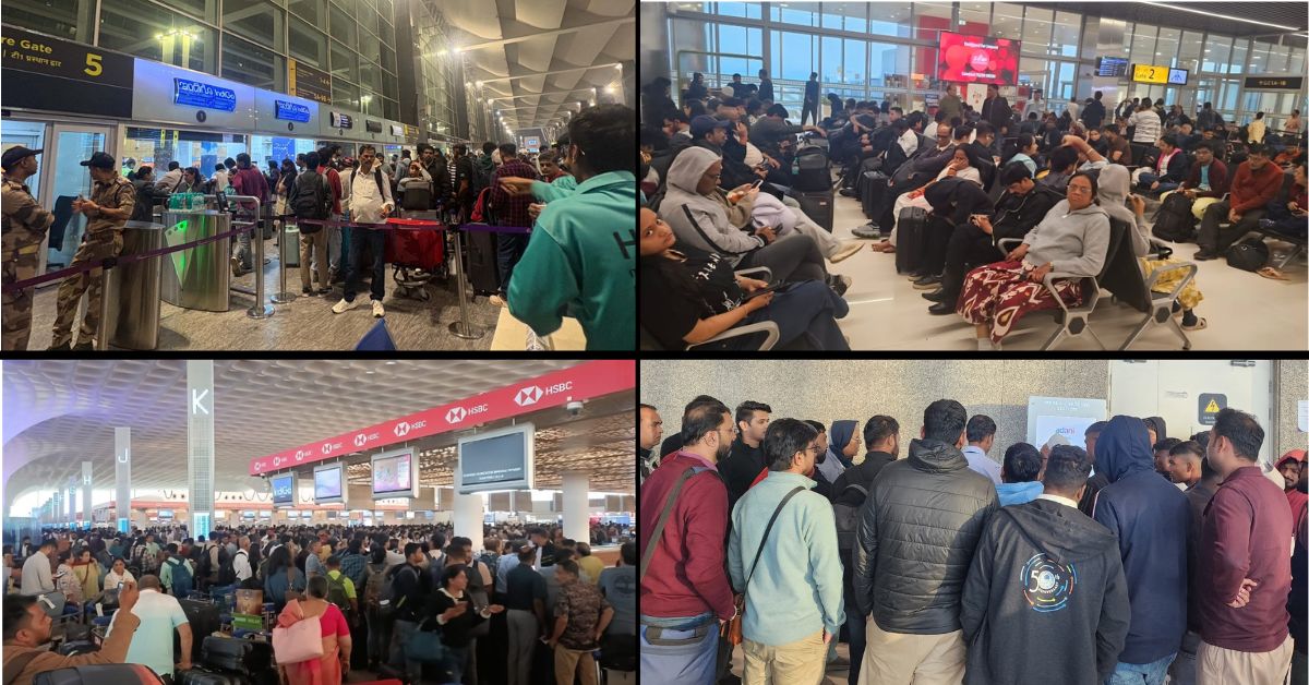 IndiGo: प्रवाशांचे हाल, तिकीट खिडकीवर गोंधळ, विमानतळांवर सामानाचा ढिग ...