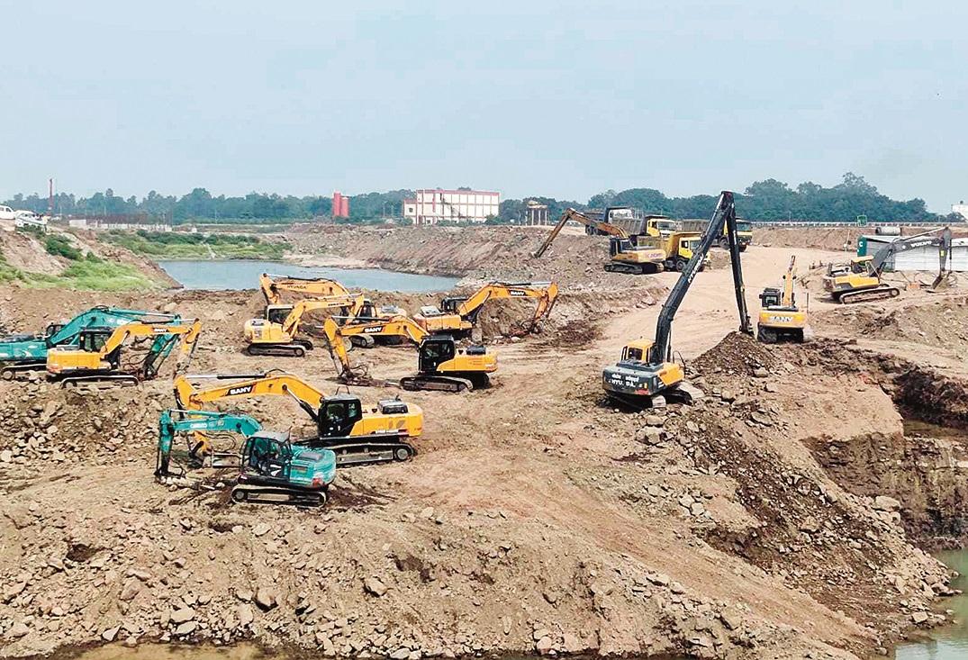 नवीन पाणीपुरवठा योजनेचे काम ५५ टक्के; जॅकवेल, मुख्य जलवाहिन्यांच्या ...