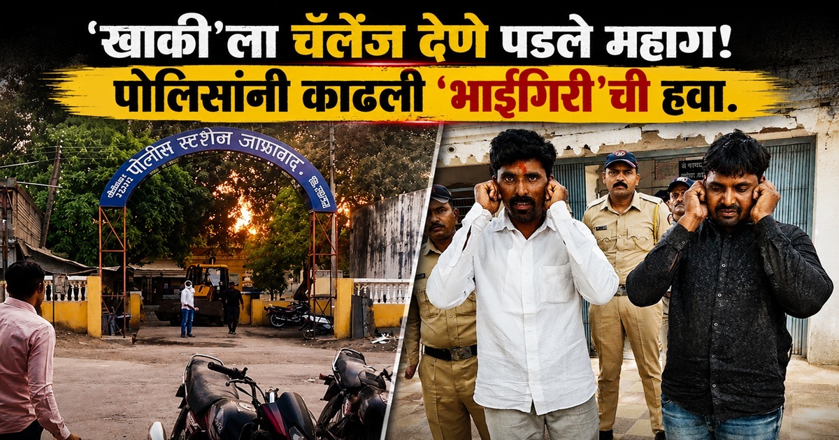 'झुला झुल, पर बाप को...'; पोलिसांना सोशल मीडियावर ललकारणाऱ्या दोन ...