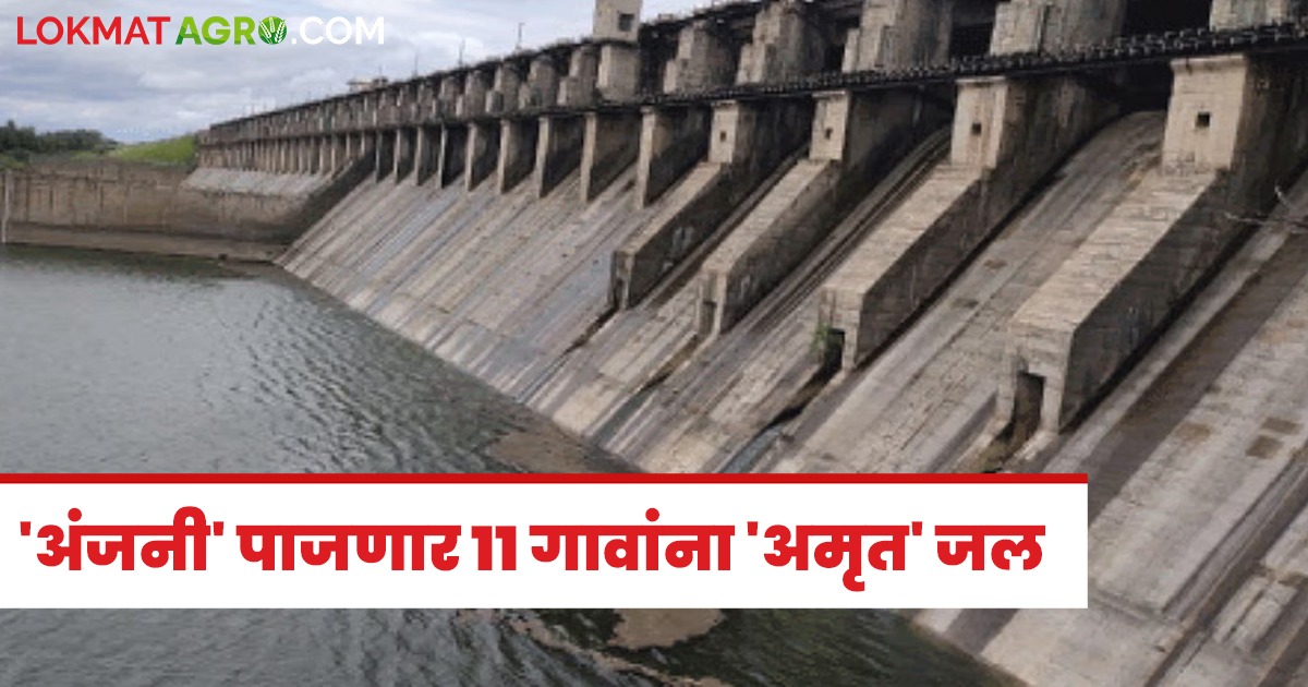 'अंजनी' पाजणार ११ गावांना 'अमृत' जल; टंचाईग्रस्त गावांसाठी आज सुटणार ...