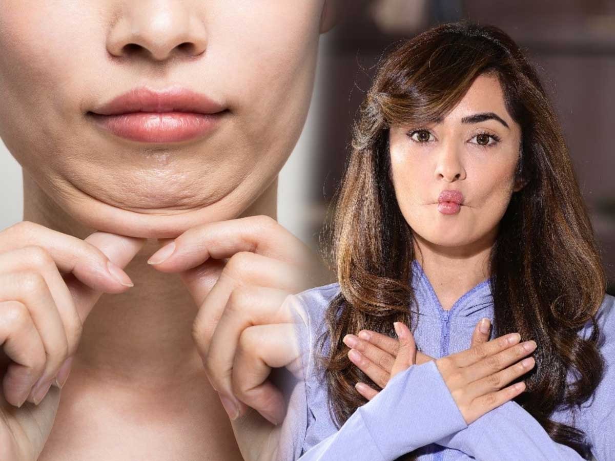 हनुवटीखालची-गळ्यावरची चरबी ७ दिवसांत कमी! रोज १० मिनिटे करा फेस योगा ...