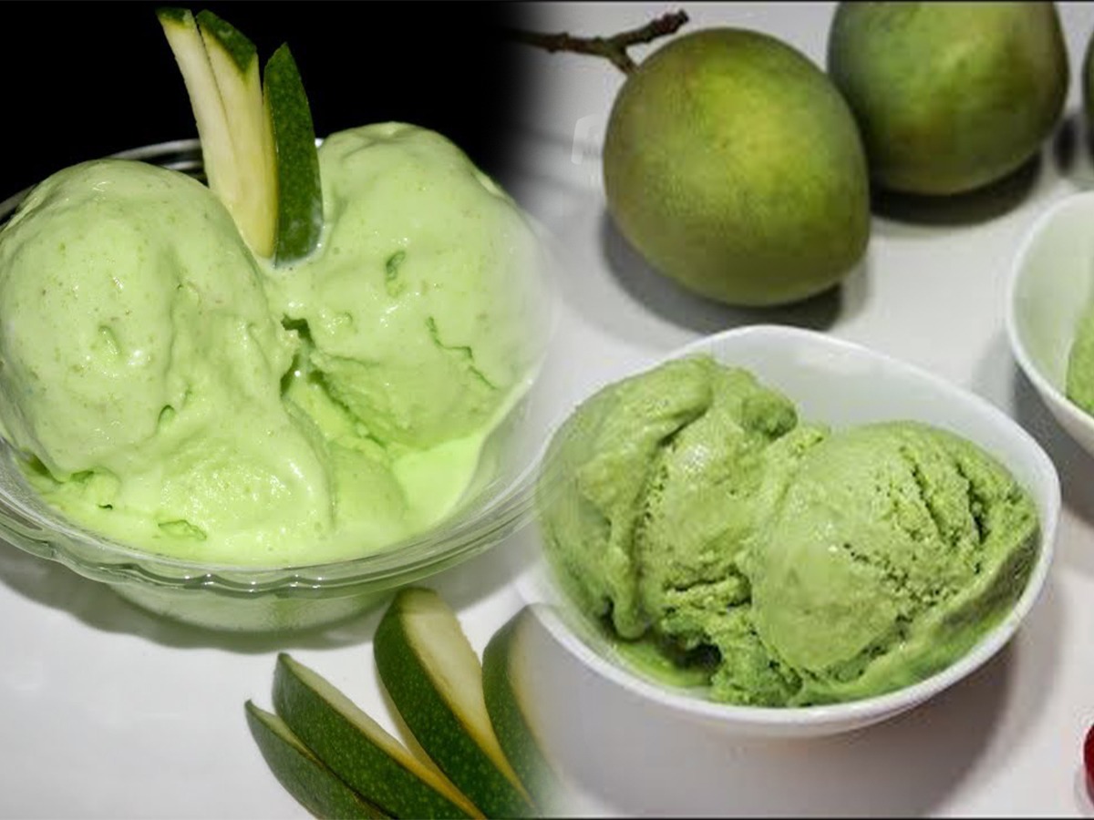खाऊन पाहा कैरीचं आइस्क्रीम, मँगो आइस्क्रीम विसराल अशी आंबट-गोड चव, घ्या ...