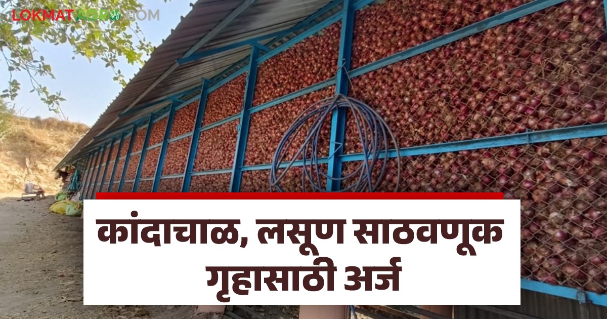Kanda Chal : कांदाचाळ, लसूण साठवणूक गृह उभारणीसाठी अर्ज करा, अशी आहे ...