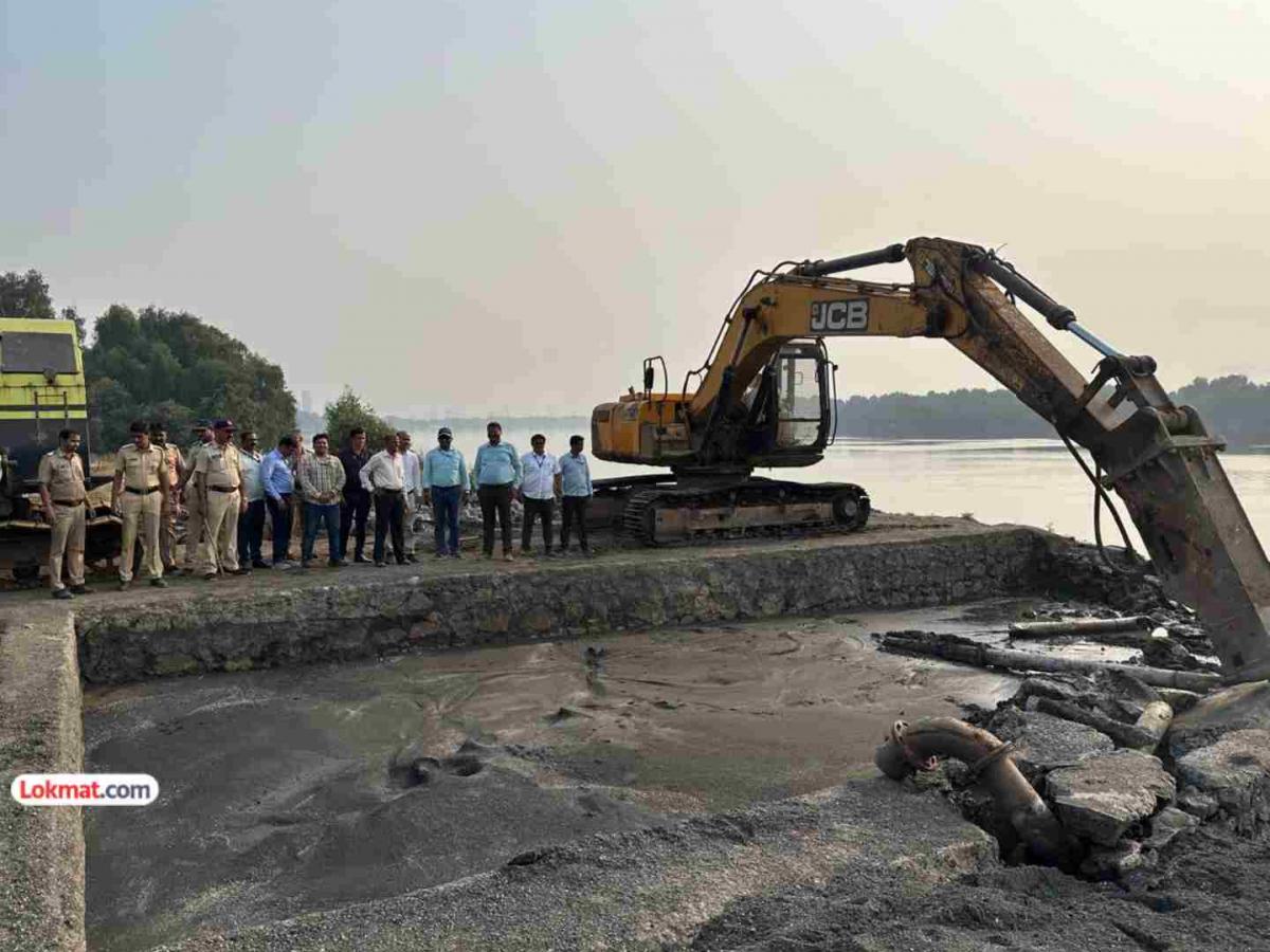कल्याण डोंबिवलीत अवैध रेती उपसा करणाऱ्यांविरूद्ध कारवाई; ९ लाखांची रेती ...