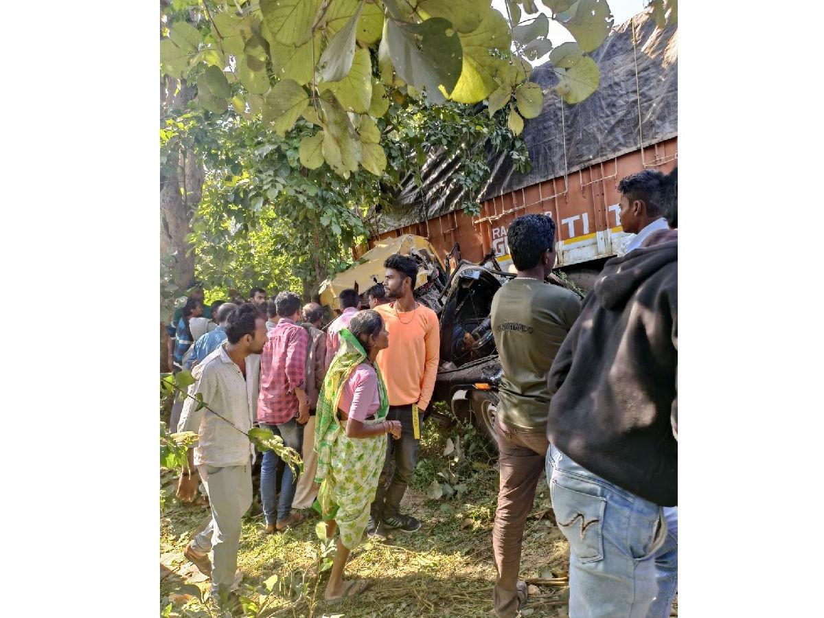 भुसारीटोलाजवळ ट्रक-काळी पिवळीचा भीषण अपघात; तीन ठार, सहा गंभीर Gondia ...