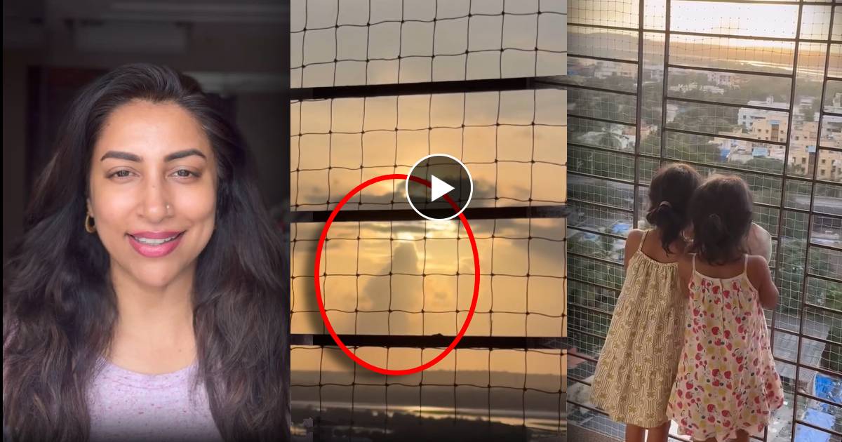 क्रांती रेडकरच्या मुलींना आकाशात दिसले शंकर भगवान, अभिनेत्रीने शेअर ...