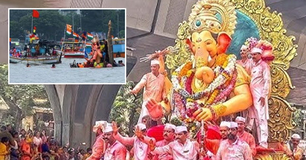 रांगेत भाविकांचा छळ अन् चंद्रग्रहणात विसर्जन, लालबागचा राजा ...