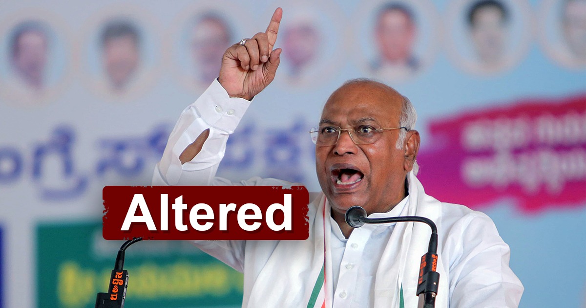 “काँग्रेस संपली, आता कुठे दिसणार नाही”; असं खरगे खरंच म्हणाले? वाचा ... “काँग्रेस संपली, आता कुठे दिसणार नाही”; असं खरगे खरंच म्हणाले? वाचा ...