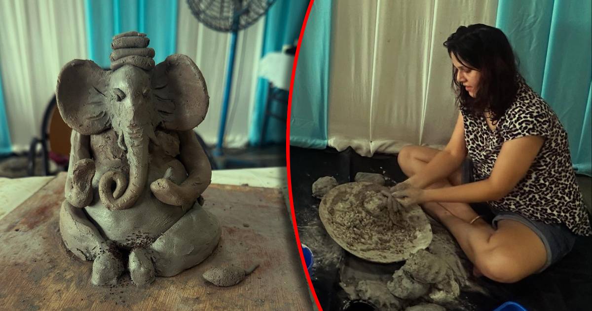 टॅलेंटेड मनवा नाईक! मराठी अभिनेत्रीने स्वत:च्या हाताने घडवली मातीपासून ...