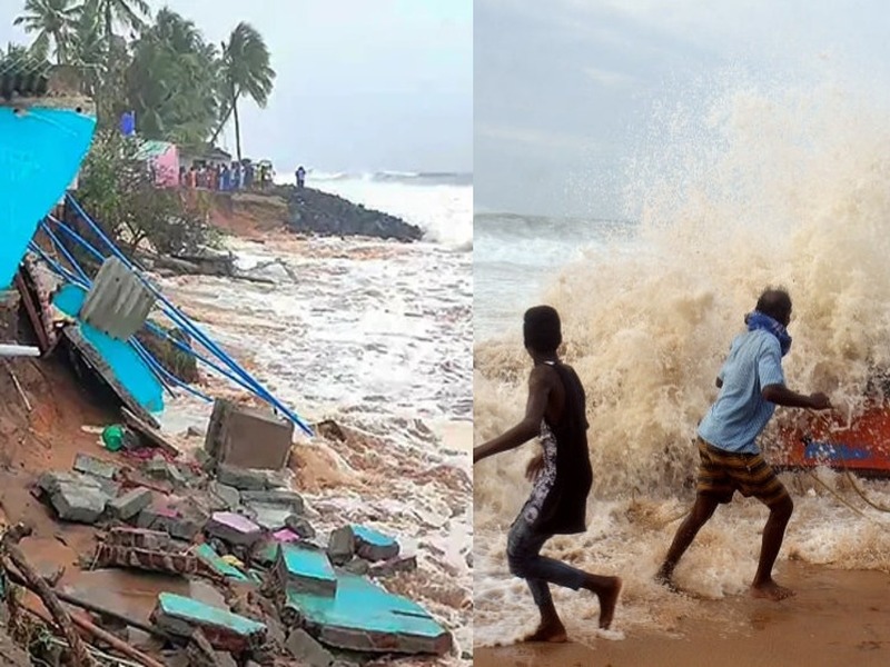 Cyclone Mandous: 'मंदोस'चा हैदोस! तामिळनाडूत घराचे पत्रे उडाले, शाळा ... Cyclone Mandous: 'मंदोस'चा हैदोस! तामिळनाडूत घराचे पत्रे उडाले, शाळा ...