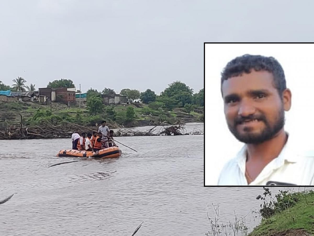 Satara: बंधाऱ्यावरुन चालत जाताना पाय घसरला, माणगंगा नदीत पळशीतील युवक ...