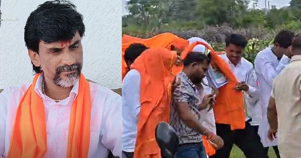 मनोज जरांगेंच्या बैठकीत मधमाशांचा हल्ला, सहकाऱ्यांनी अंगावर उपरणी टाकून पाटलांना वाचवलं Jalana ...