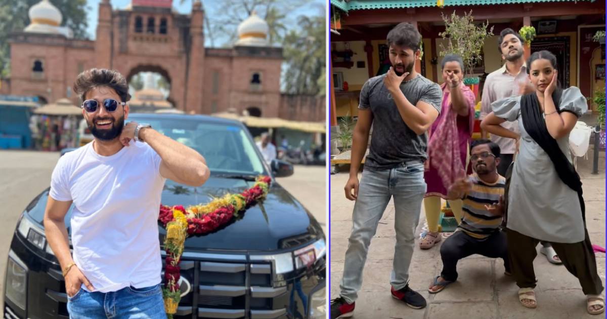 'लाखात एक आमचा दादा' फेम अभिनेत्याने खरेदी केली तब्बल १३ लाखांची कार, म्हणतो- "भाई नवी गाडी ...