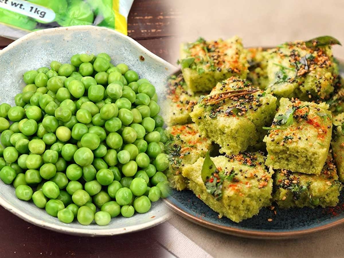 साधा ढोकळा नेहमीच खाता; आता मटार ढोकळा खाऊन पाहा, थंडीत हिरवागार वाफळता ...