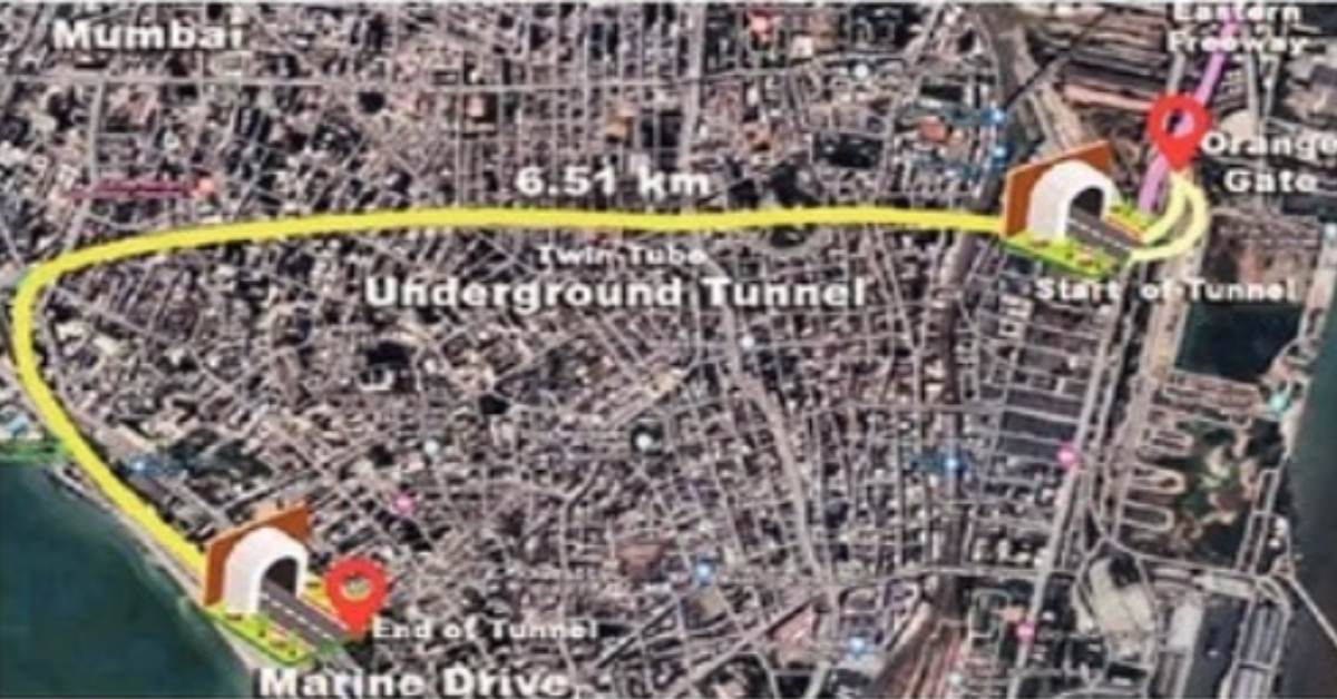 ऑरेंज गेट-मरिन ड्राइव्ह भुयारी मार्गातील विघ्न दूर; १.९६ हेक्टर जागा ...