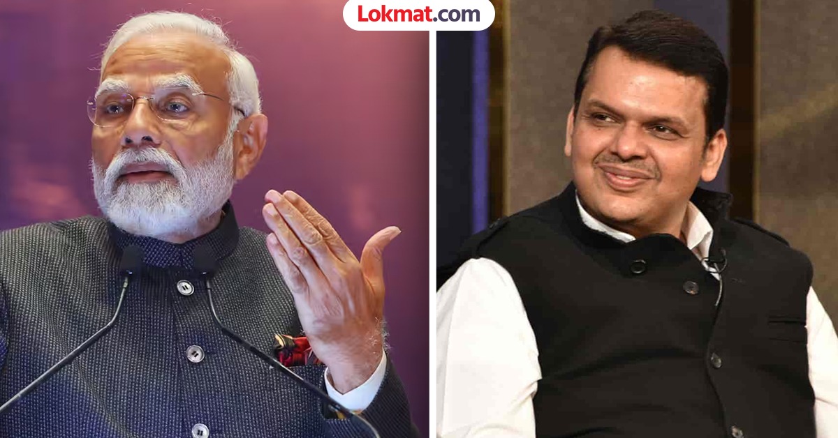 पंतप्रधान नरेंद्र मोदींकडून देवेंद्र फडणवीसांच्या पाठीवर कौतुकाची थाप ...