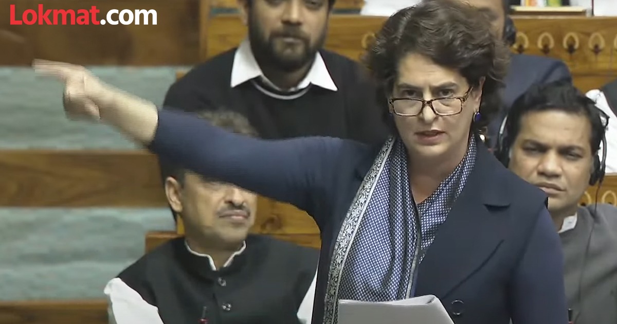 "सगळी जबाबदारी नेहरूचीं आहे का? तुम्ही काय केले सांगा"; पहिल्याच भाषणात प्रियंका गांधींचे ...