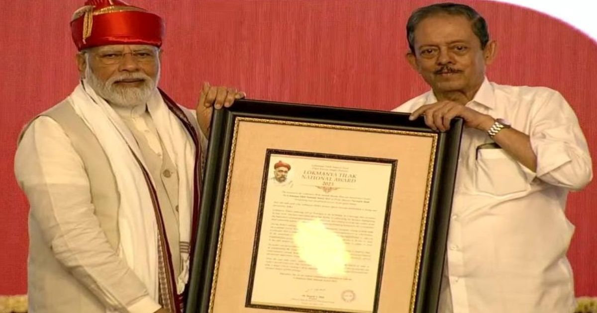 म्हणून लोकमान्य टिळक पुरस्कारासाठी नरेंद्र मोदींची निवड केली'; दीपक ...
