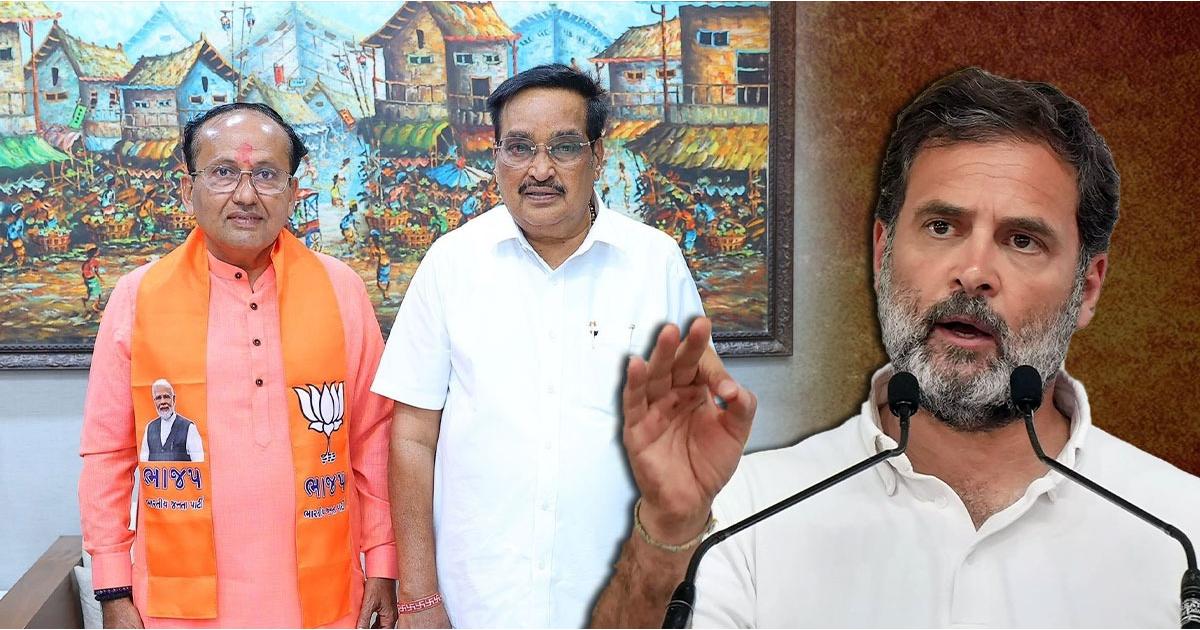 "तानाशाह की असली 'सूरत'...", भाजपचा उमेदवार बिनविरोध विजयी अन् गांधींचा ...