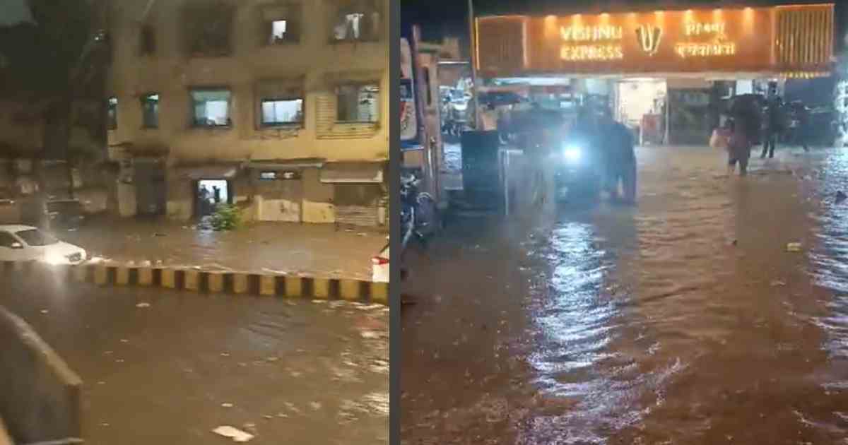 Mumbai Rain Update : अचानक आलेल्या मुसळधार पावसामुळे मुंबईत पाणी साचले, आज पाऊस कसा असेल? हवामान ...