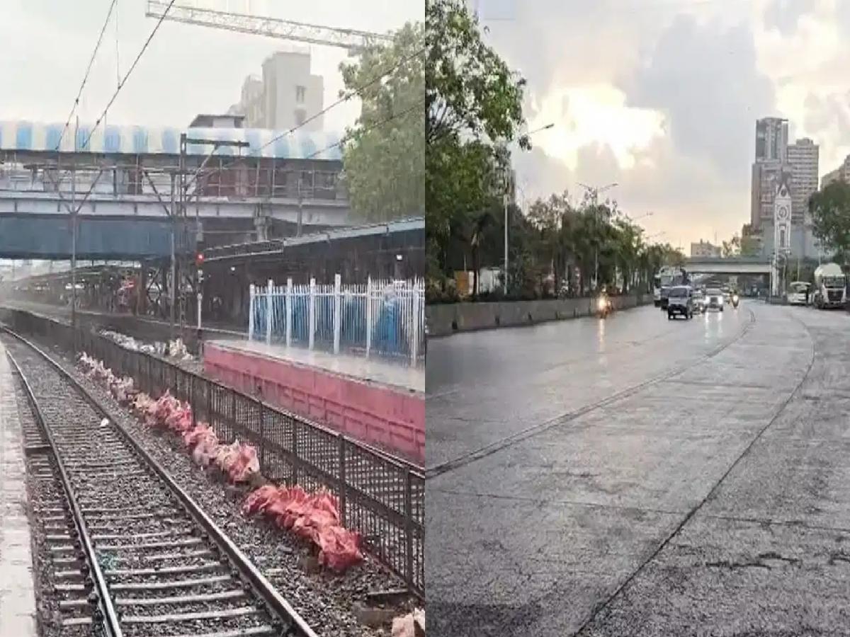 मुंबईत मान्सूनपूर्व 'सुखसरीं'चा वर्षा, पावसामुळे हवेत गारवा ...