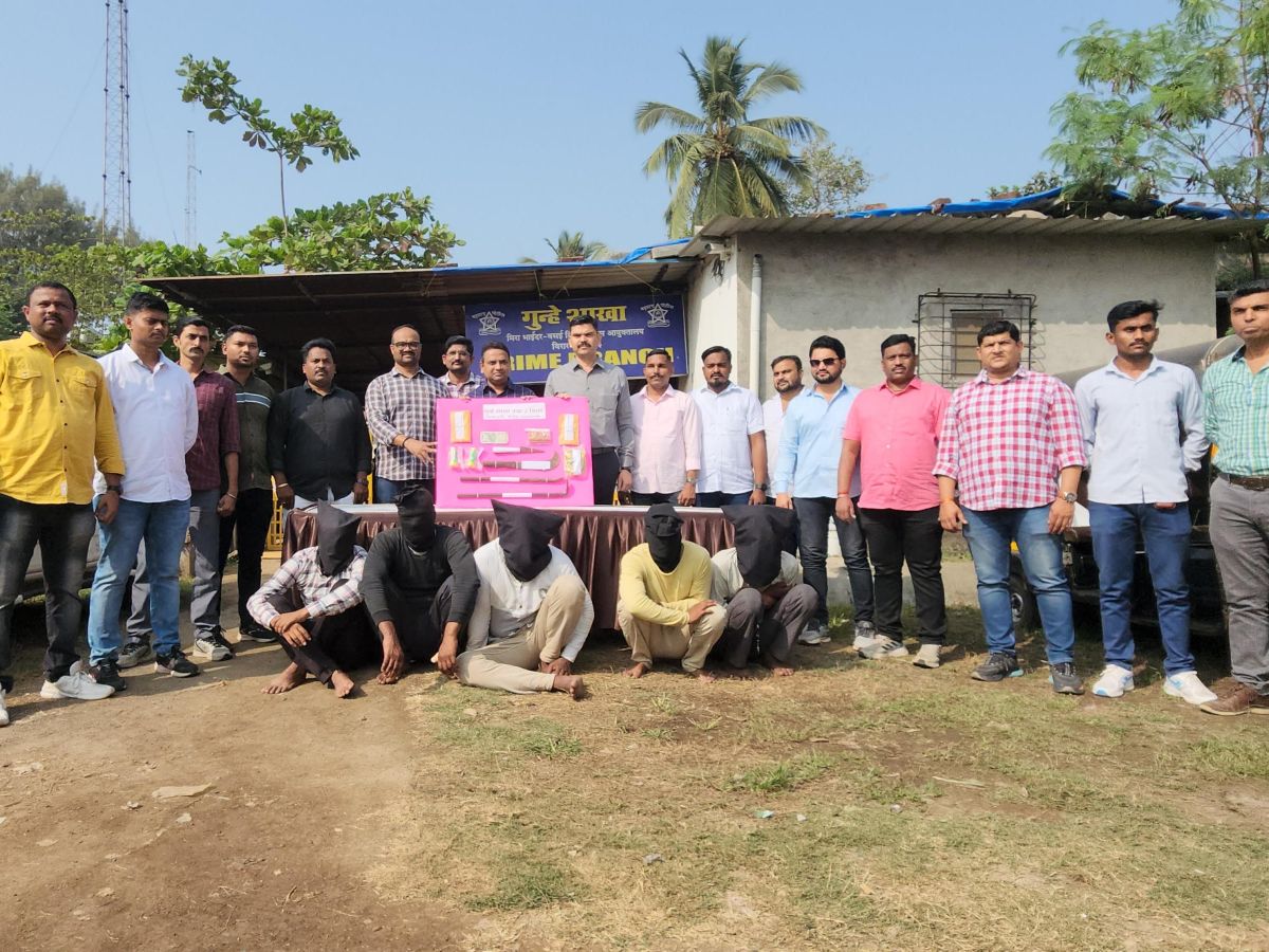 दरोडा टाकण्याच्या तयारीत असलेल्या कुख्यात आरोपीसह अंतरराज्यीय टोळी ...