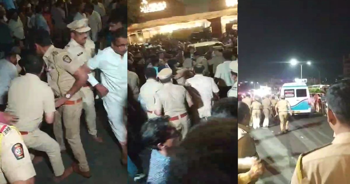 नसरापूर प्रकरण: ...अखेर पोलिसांनी बळाचा वापर करून आंदोलकांना ...