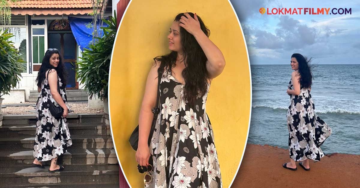 national Crush Girija Oak Pondicherry Vacation Photos Viral