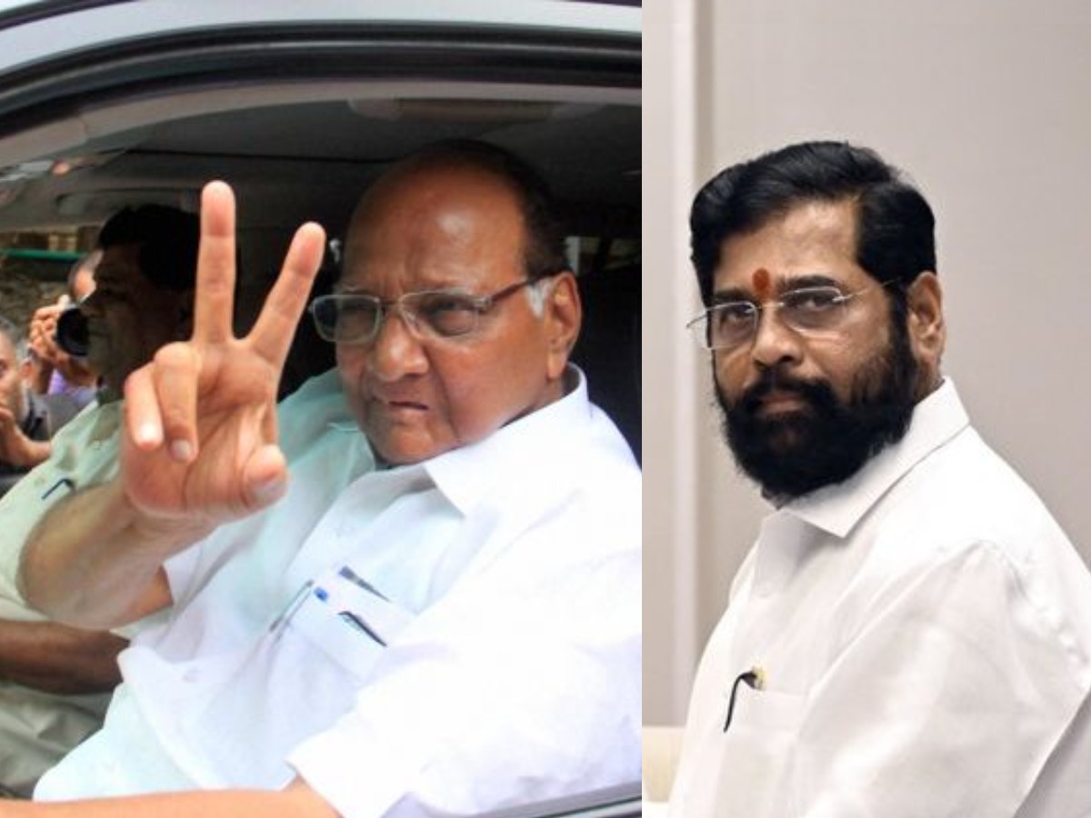 शरद पवारांचा 'मास्टर प्लान', स्वत: पोहोचले मुख्यमंत्री शिंदेंच्या ...