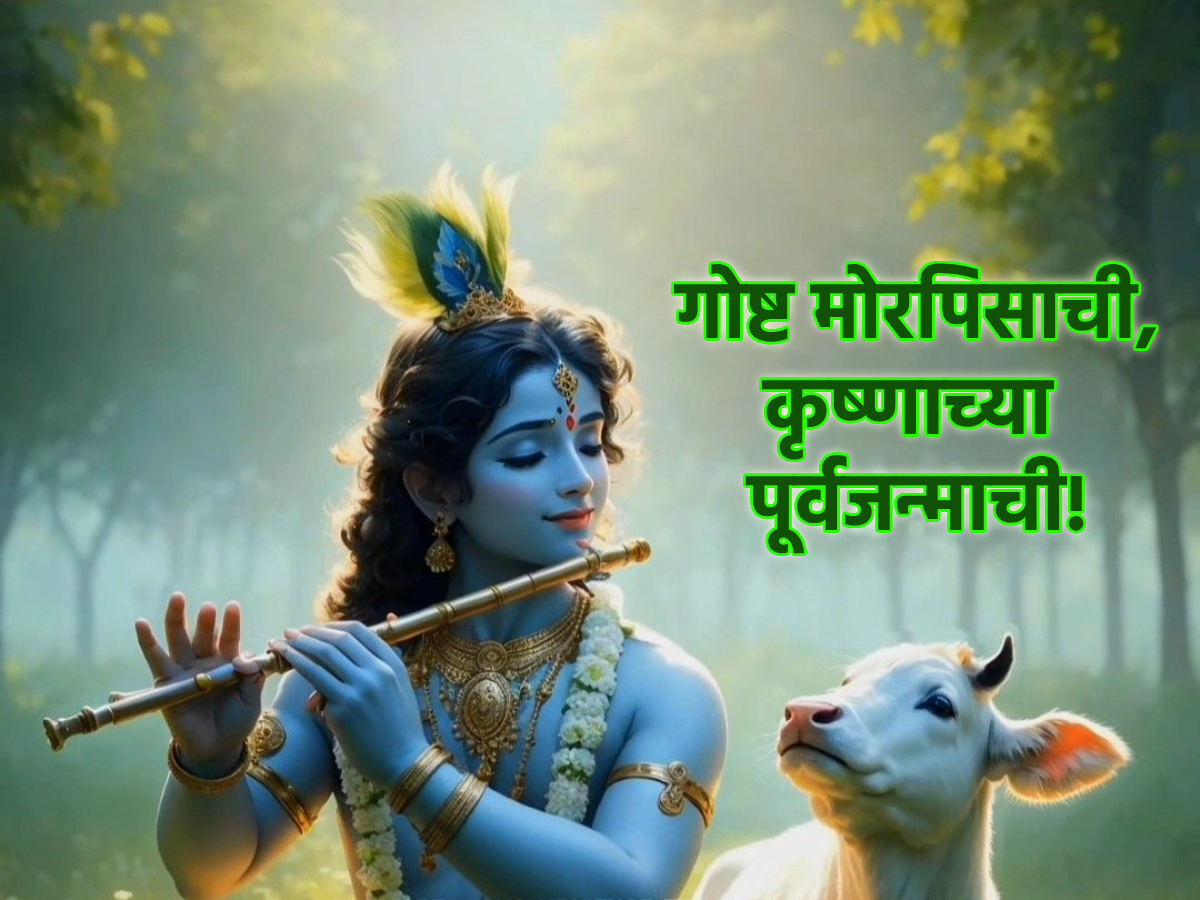 श्रीकृष्णाने मुकुटात मोरपीस खोवले, त्यामागे कारण आहे कृष्णाची ...