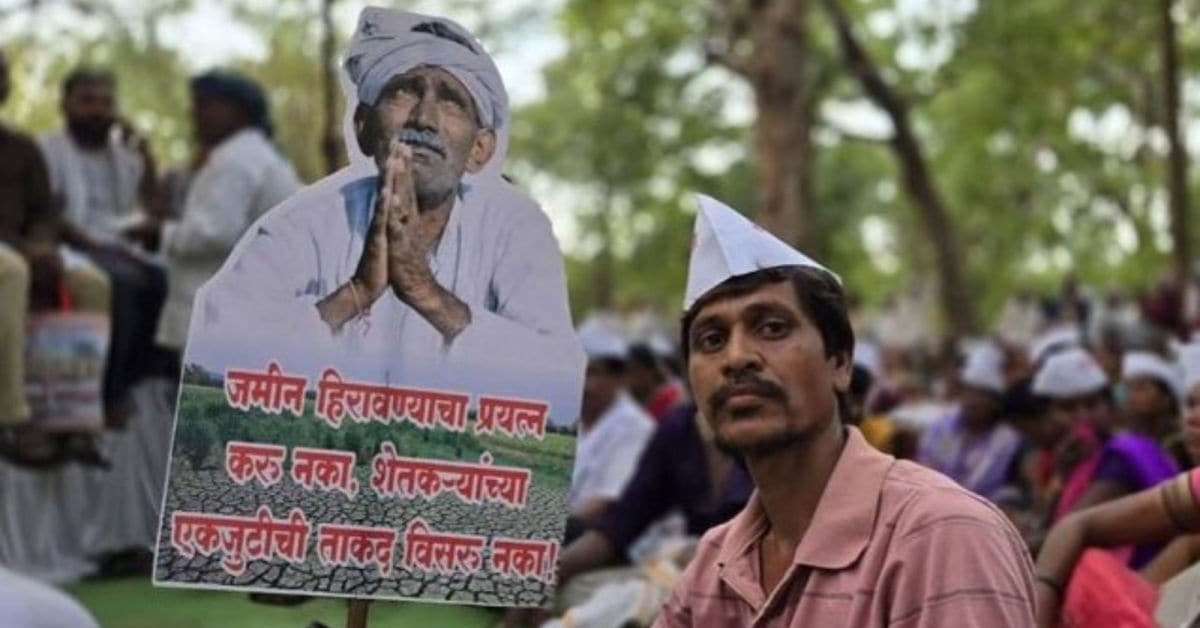 शेतकऱ्यांच्या लढ्यापुढे सरकार नमले ! भूसंपादनाला तूर्तास 'ब्रेक ...