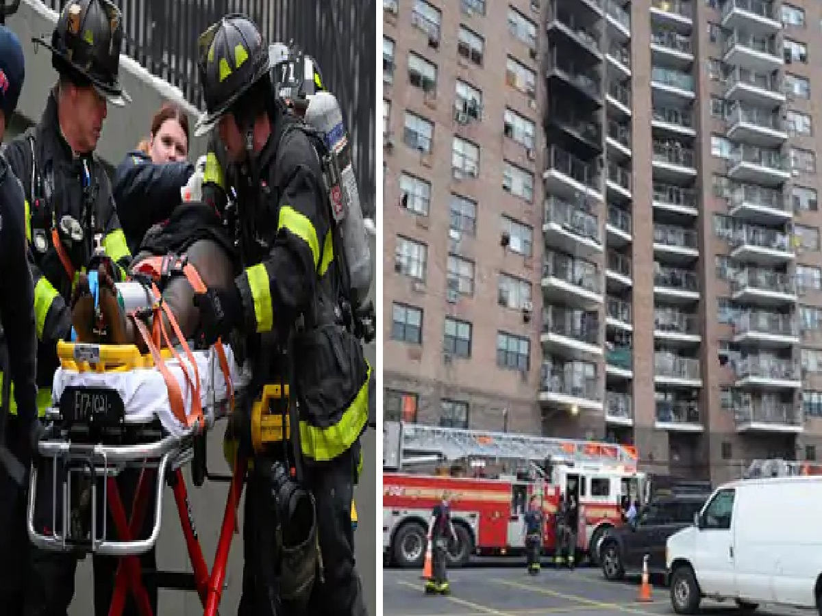 Fire in New York: न्यूयॉर्कमधील बहुमजली इमारतीत भीषण आग, 9 मुलांसह 19 ...