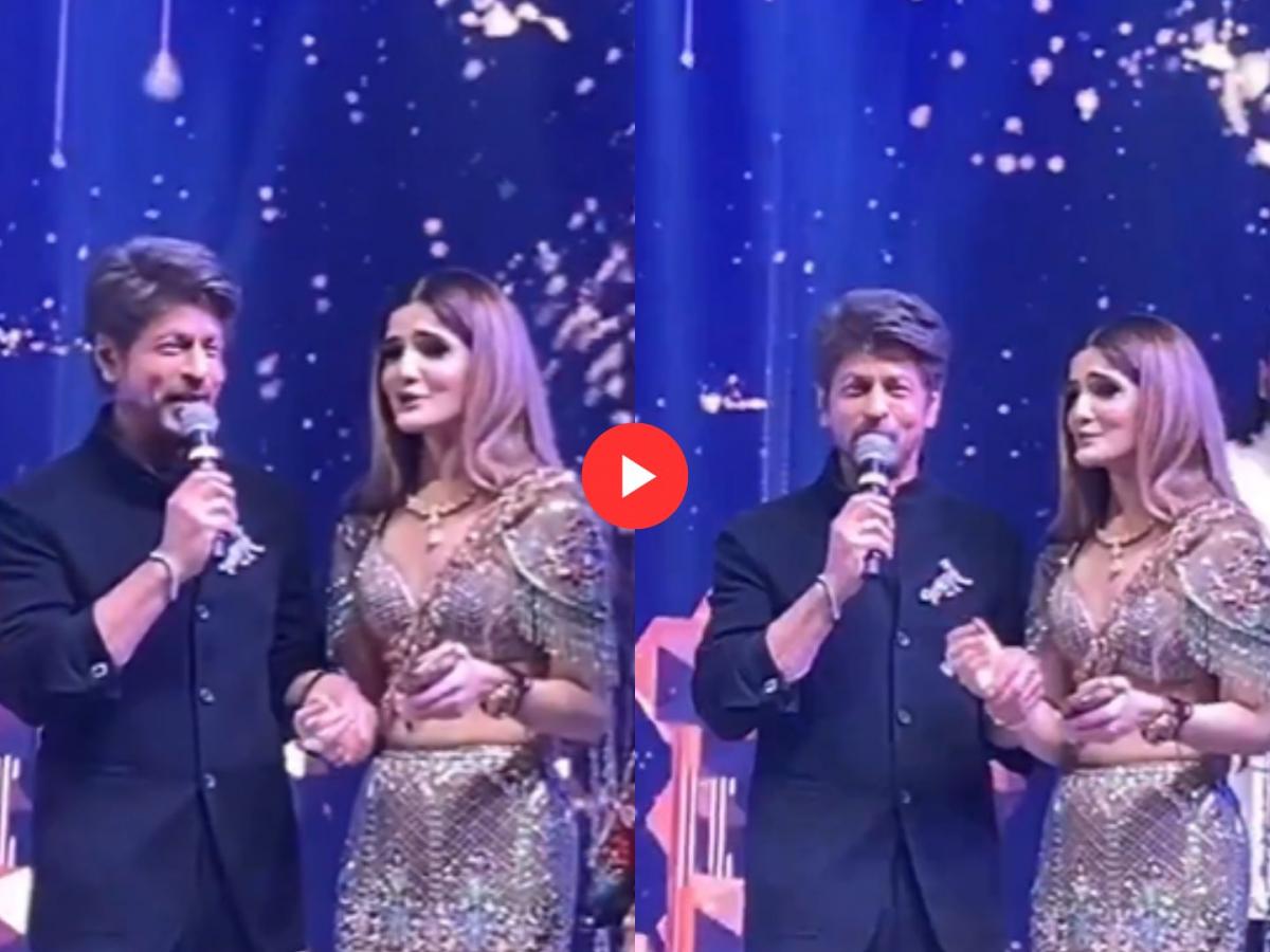 Video: "जुबां केसरी बोल ना"; नववधूने शाहरुखला केली विनंती; अभिनेता ...