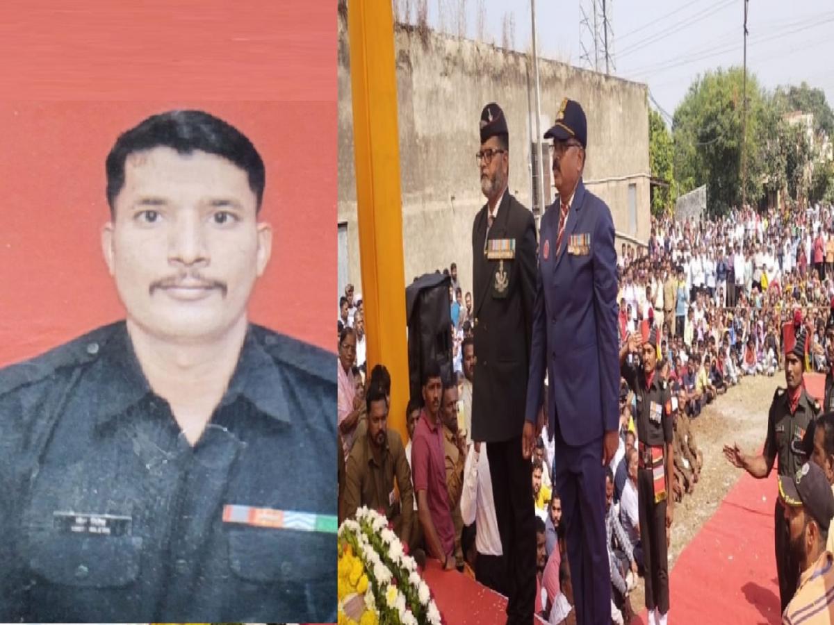 कोल्हापुरातील जवान निलेश खोत यांच्यावर अंत्यसंस्कार, दिल्लीत सेवा ...