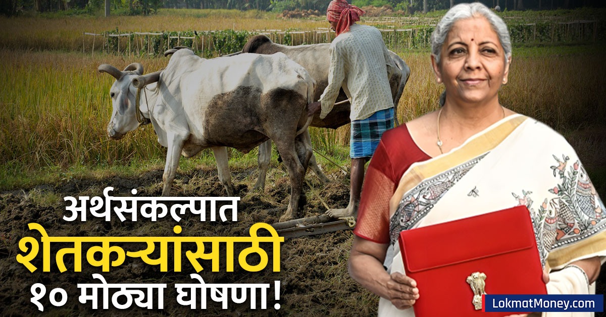 अर्थसंकल्पात शेतकऱ्यांसाठी १० मोठ्या घोषणा; या राज्यातील शेतकऱ्यांना ...