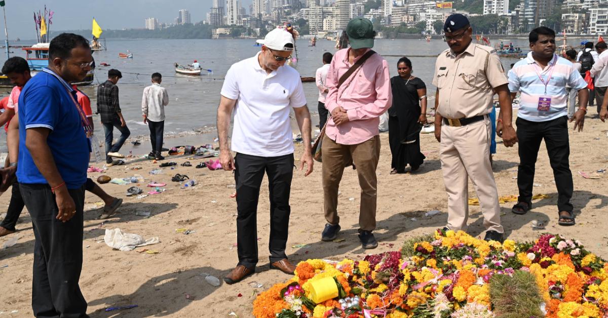 निर्माल्यापासून ५५० टन सेंद्रिय खत बनविणार; पालिकेची चौपाट्यांवर ...