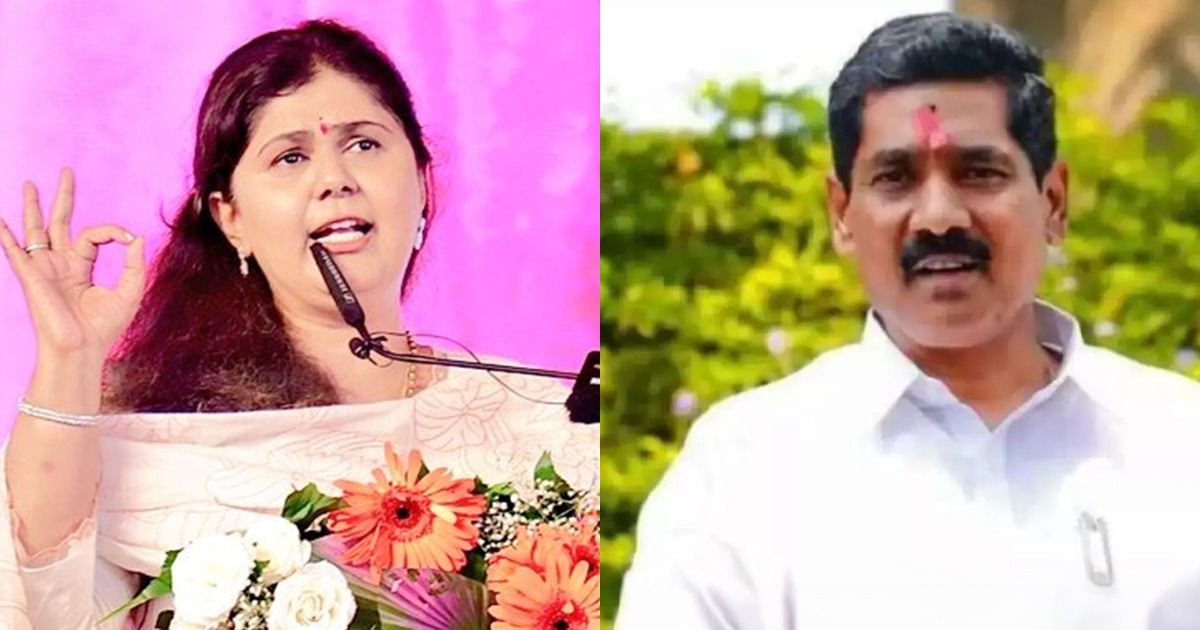 "बाप्पा तुम्ही खूप भाग्यवान, नांगरलं कुणी, पेरलं कुणी अन्..."; पंकजा मुंडेंचा खासदार बजरंग ...