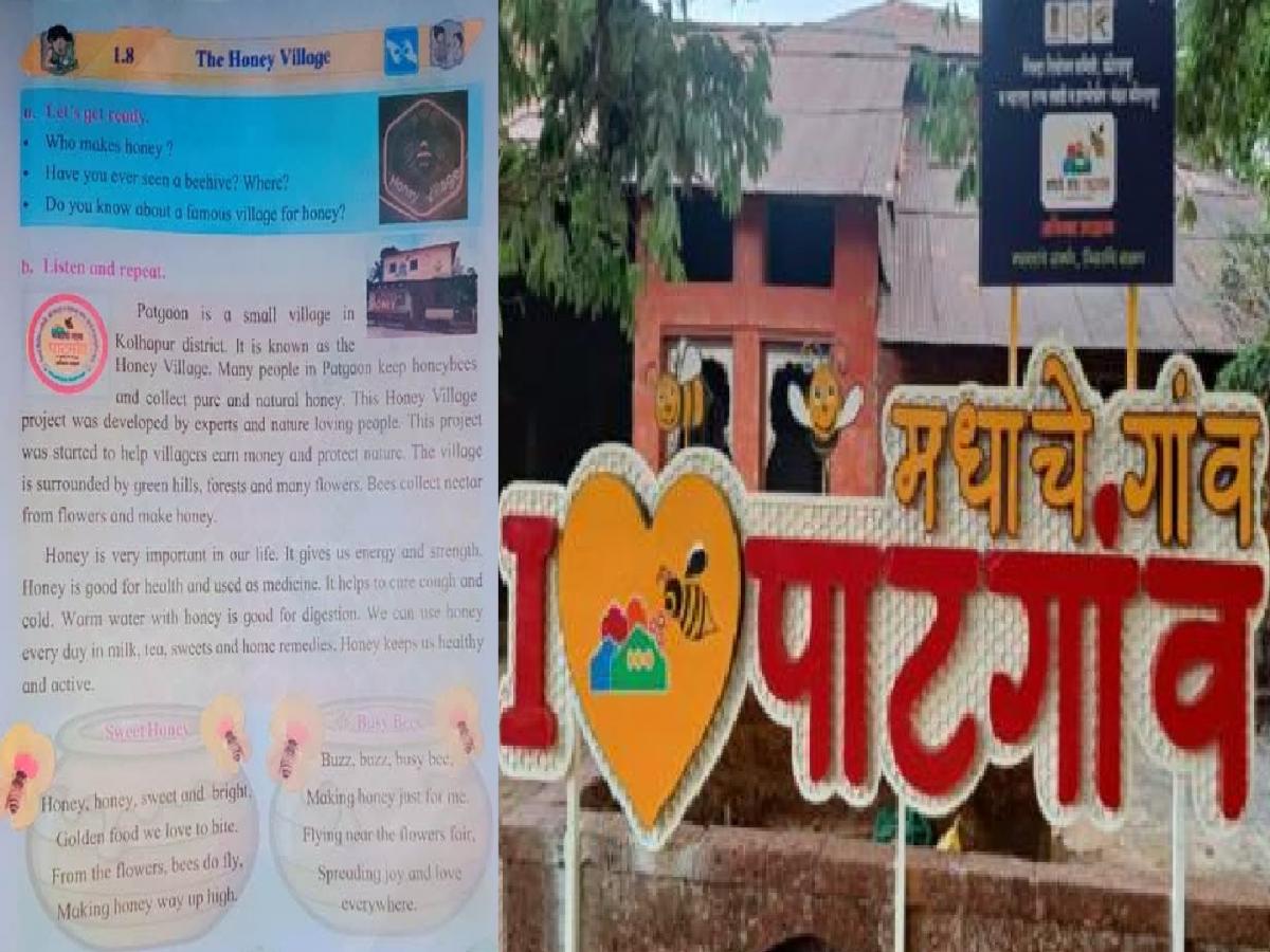 चौथीच्या इंग्रजी पुस्तकात कोल्हापूर जिल्हयातील मधाचे गाव ‘पाटगाव’, द ...