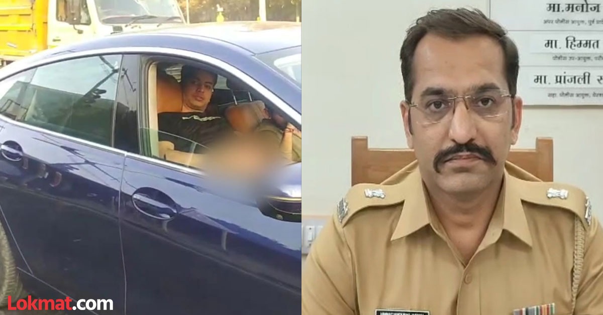 लक्झरी ‘कार’ थांबवून मद्यधुंद पोराचे रस्त्यावरच मूत्रविसर्जन! जाब ...