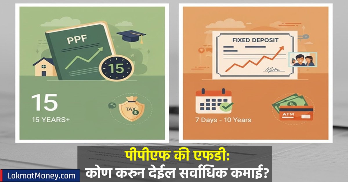 PPF vs FD: पीपीएफ की एफडी, कुठे गुंतवणूक केल्यावर मिळेल मोठा फायदा ...