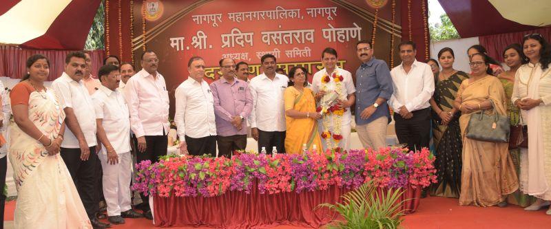 प्रदीप पोहाणे यांनी मनपा स्थायी समिती अध्यक्षपदाचा पदभार स्वीकारला ...