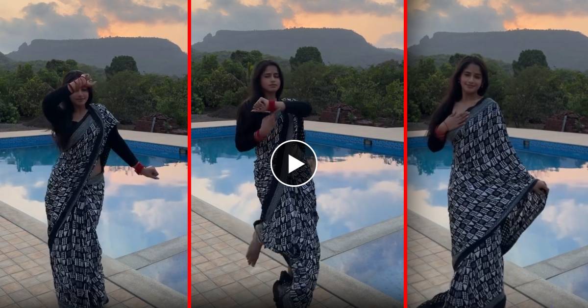 Video: साडी नेसून "लाल कलरची बांगडी..." गाण्यावर थिरकली सावली, प्राप्ती ...