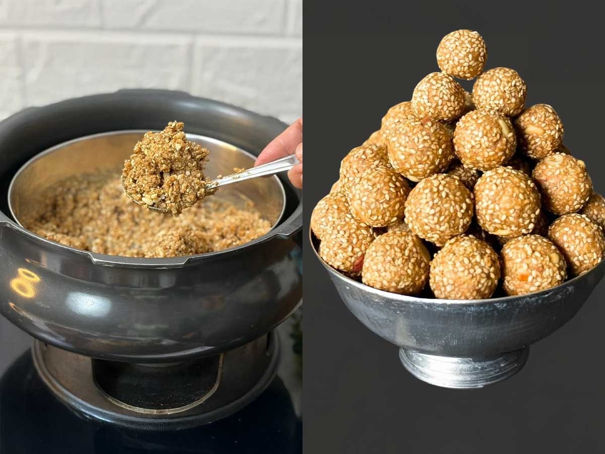 Makar Sankranti 2026 : तिळाचे लाडू आणि कुकरमध्ये? पाहा तिळाच्या ...