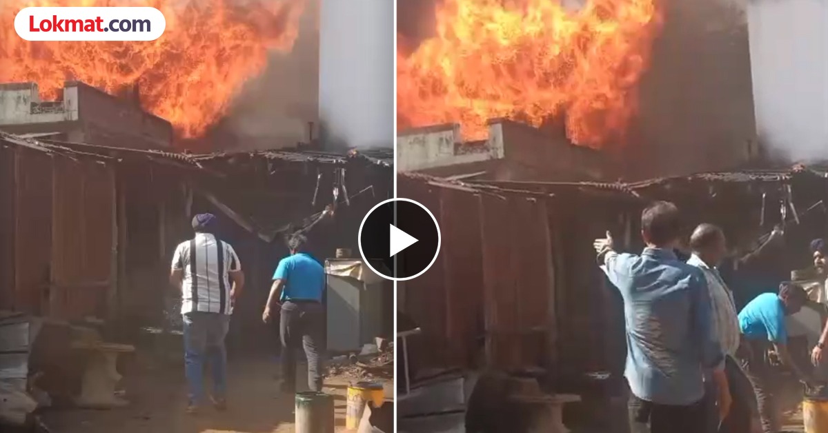 Pune fire : जंगली महाराज रस्त्यावर खाजगी गॅरेजला भीषण आग; अग्निशमन ...