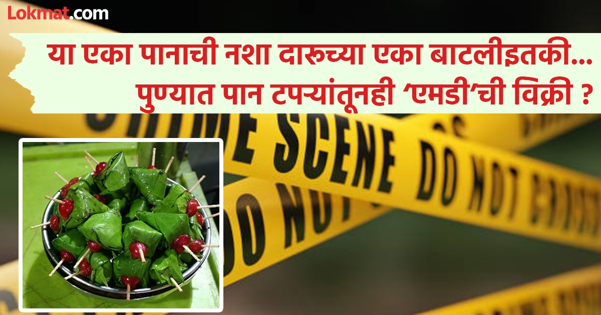 Pune Crime : नशेली पानांवर पोलिसांचा धडक छापा;‘मैफील पानशॉप’मधून १.९० ...