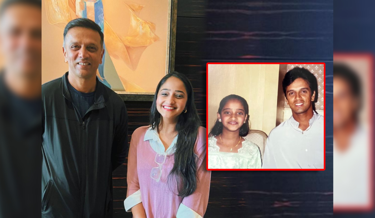 मराठी अभिनेत्रीने शेअर केला राहुल द्रविडबरोबरचा फोटो, तुम्हाला माहितीये का दोघांमधील नातं ...