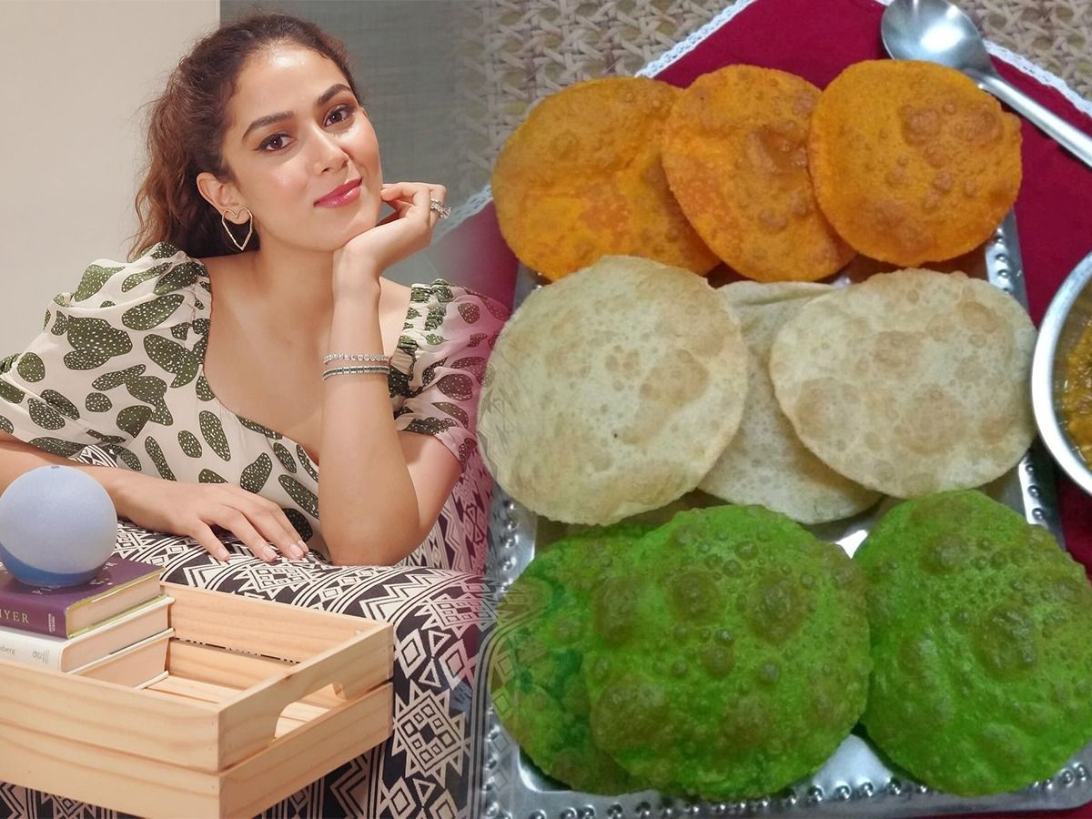 मीरा कपूरने केल्या रेनबो पुऱ्या, कसा केला 5 प्रकारच्या रंगीत पुऱ्यांचा ...
