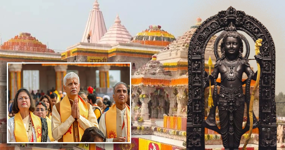राम मंदिर प्राणप्रतिष्ठा; ४ माजी CJI प्रभू श्रीरामचरणी लीन, अयोध्येतील ...