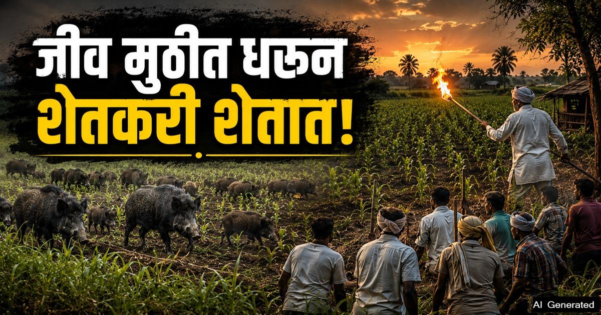 'अचानक कळप आला अन् झडप घातली!; बालाघाट डोंगररांगांत रानडुकरांचे थैमान ...