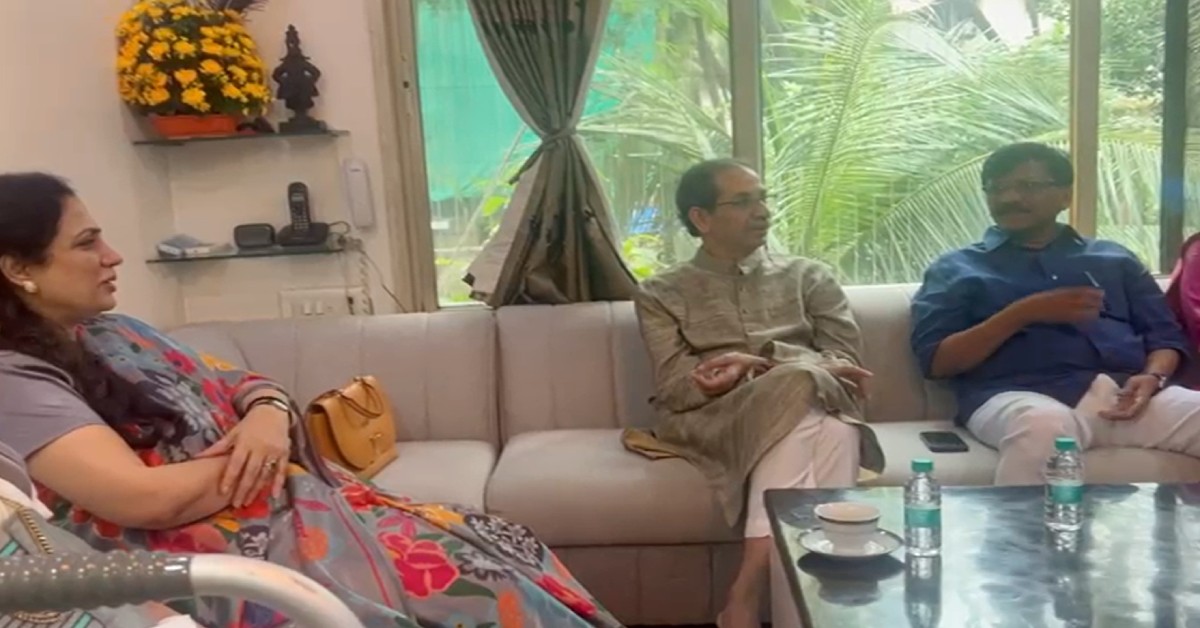 रश्मी वहिनींसह उद्धव ठाकरे पोहोचले संजय राऊतांच्या घरी; नेमके कारण काय ...
